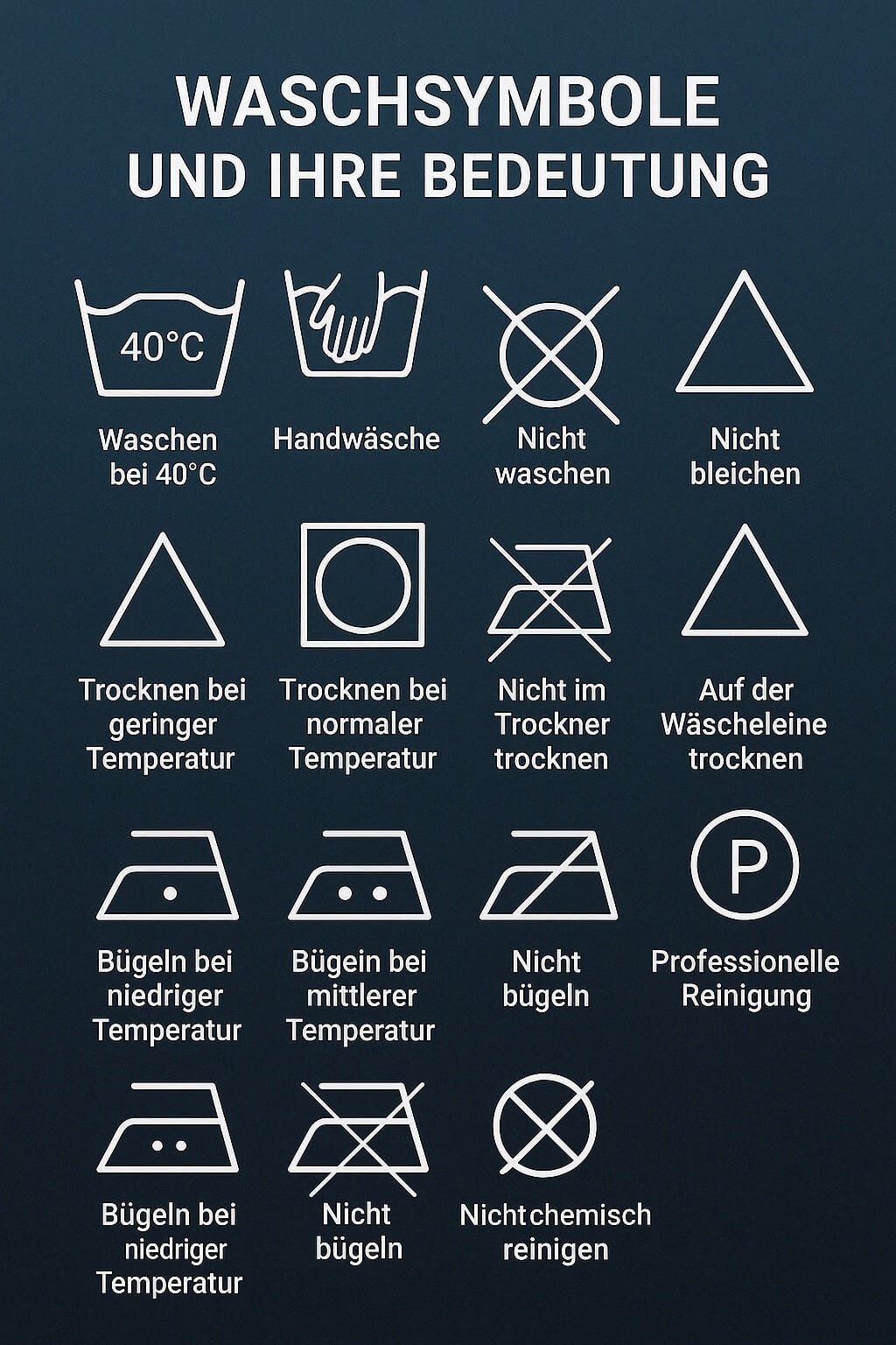 Waschsymbole verstehen – Alle Zeichen & Tipps erklärt – Waschparfüm24